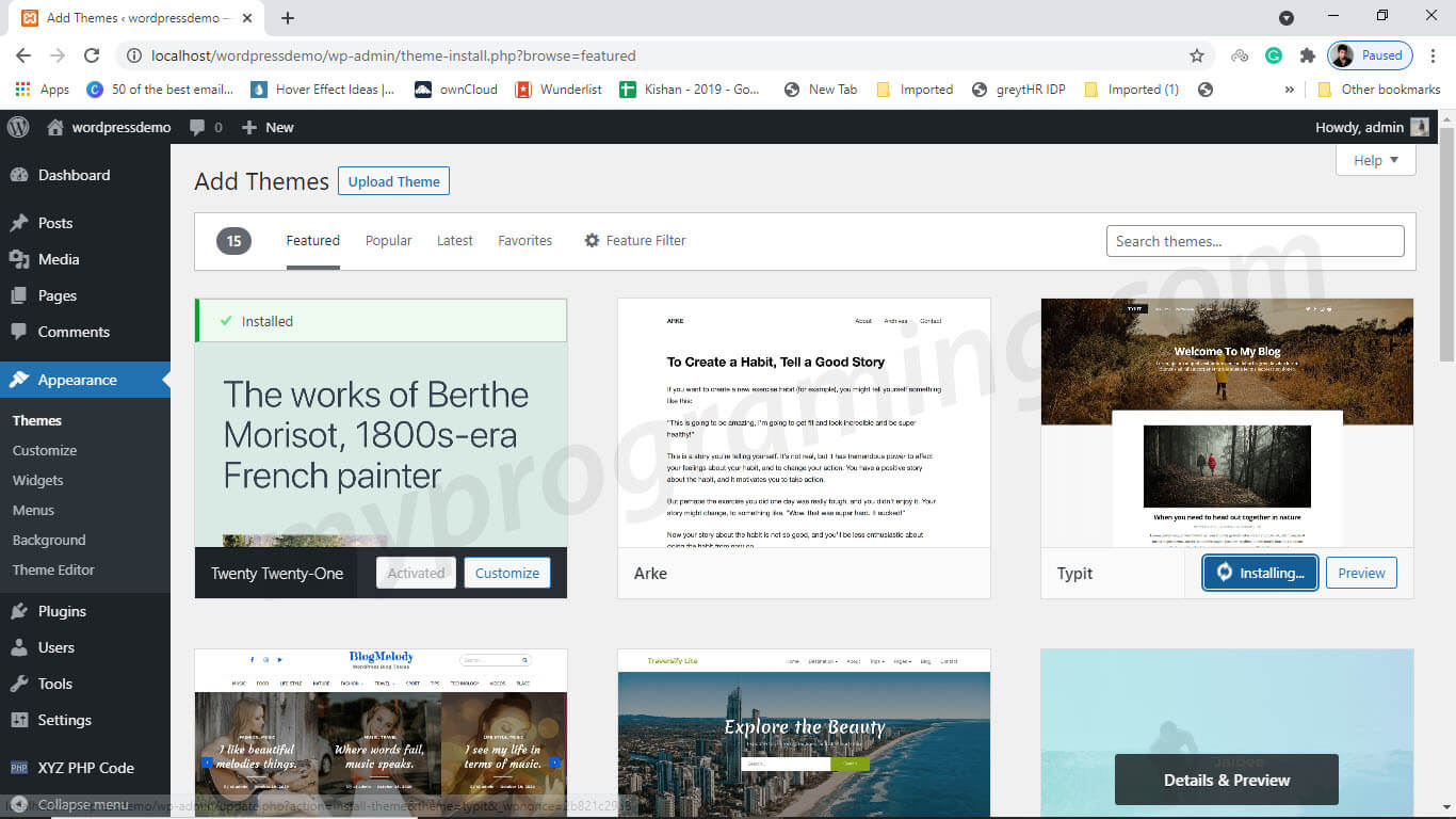 How to Install WordPress Theme? - myprograming