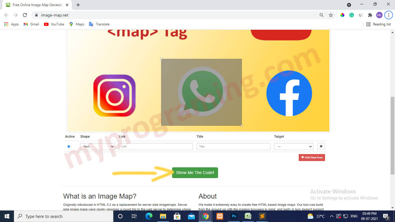 How to Use map Tag - myprograming